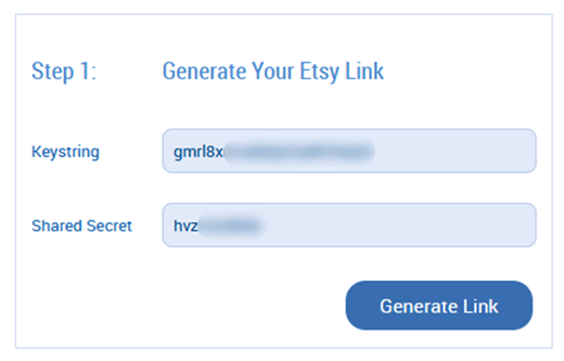 Linking your Etsy store to Transglobal Express